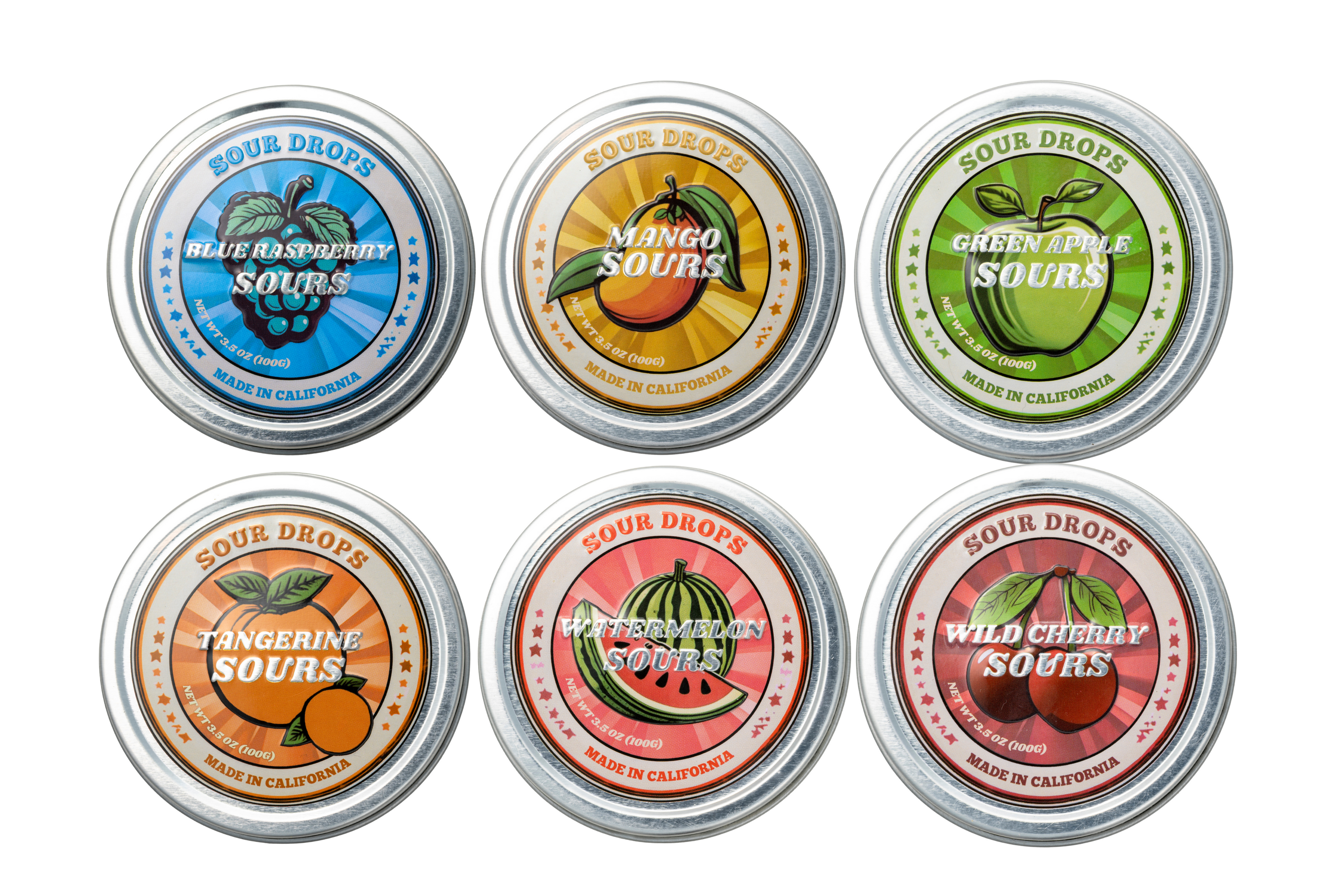 Sour Hard Candy All Flavor Variety Pack – Sour Drops