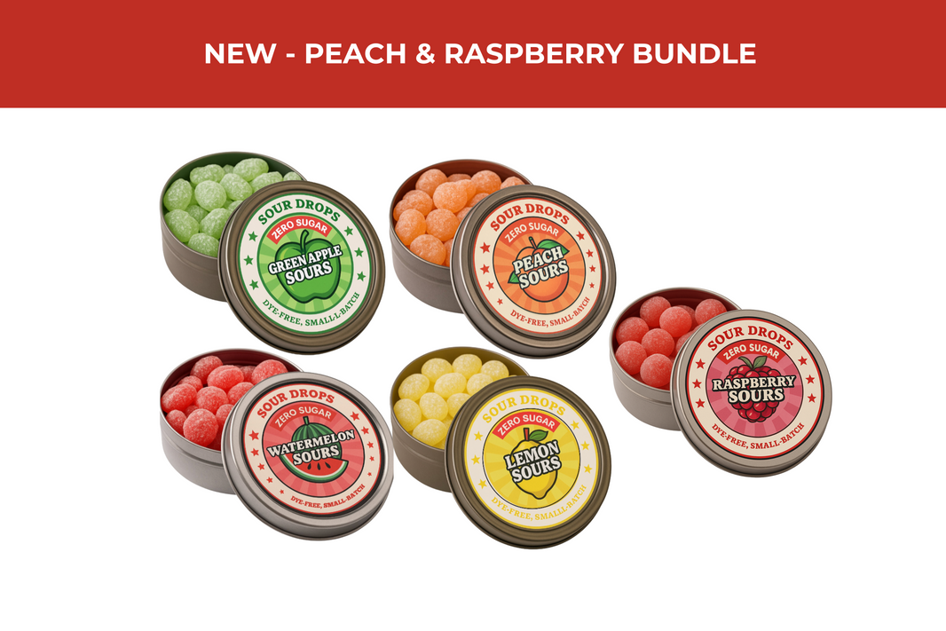 Zero Sugar Sour Candy | No Artificial Dyes or Sweeteners – Sour Drops